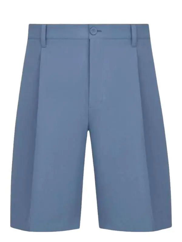 Dior Zipper Button Design Shorts - Blue