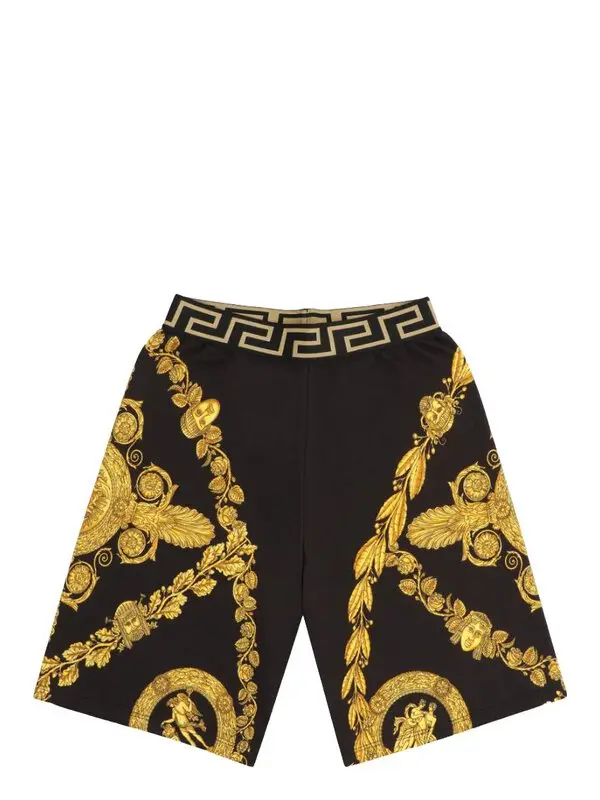 Versace Logo Shorts - Black