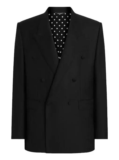 Dolce & Gabbana Double-breasted Jacket - Black