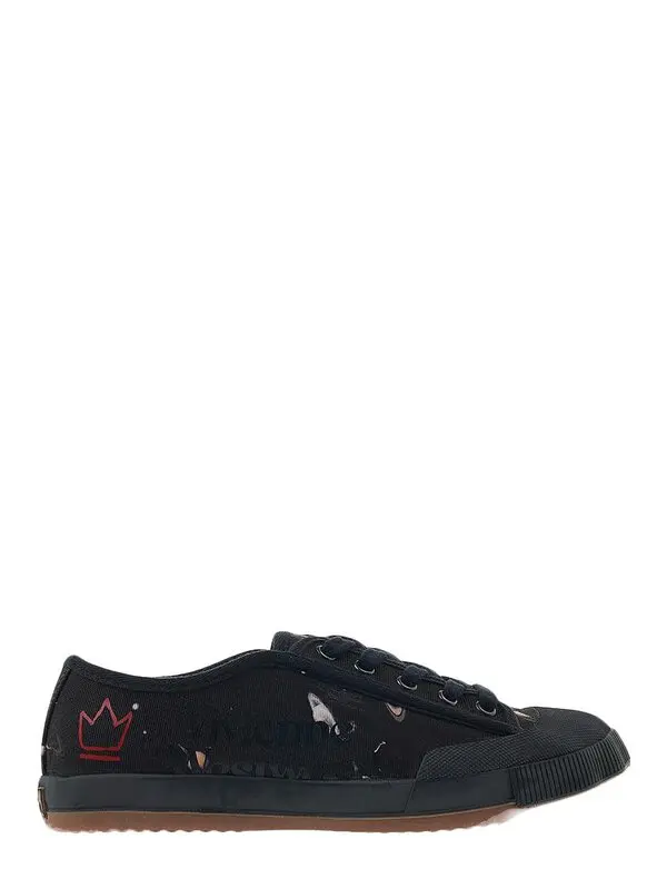 VIVIENNE WESTWOOD Printed Low-top Sneakers - Black