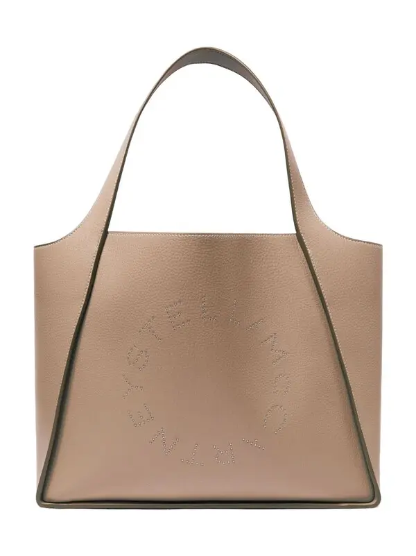 Stella McCartney Logo Perforated Tote Bag - Moos