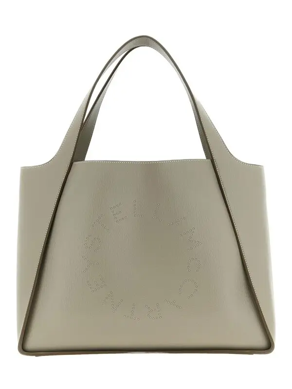 Stella McCartney Logo Perforated Tote Bag - Moos