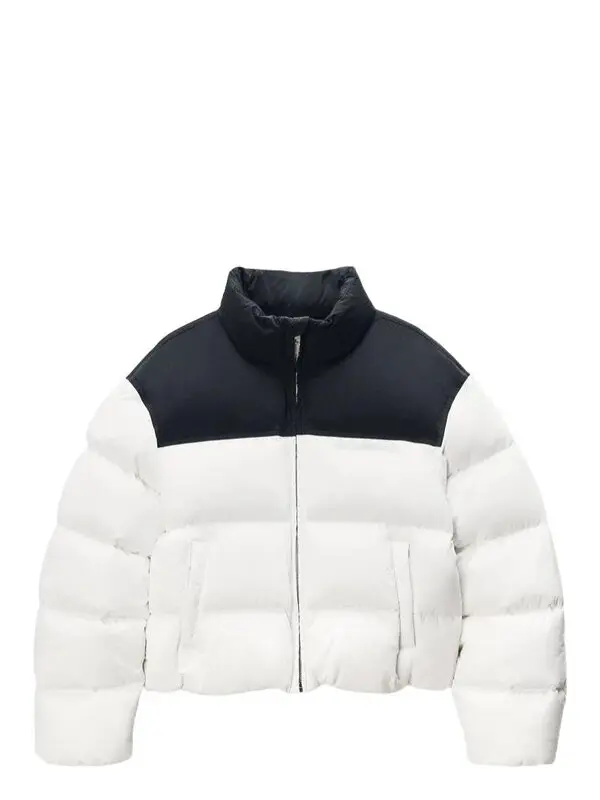Alexander Wang Cropped Puffer Jacket - White