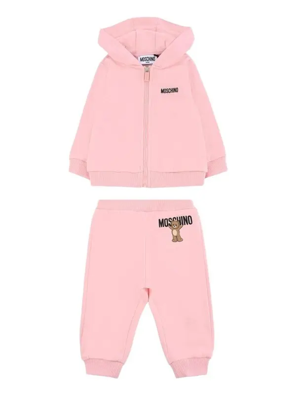 Moschino Teddy Bear Print Tracksuit - Pink