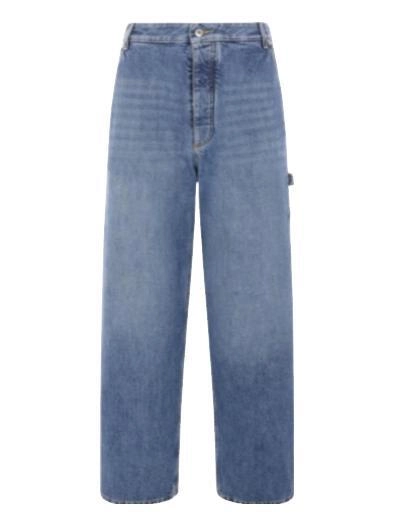 Bottega Veneta Vintage Cargo Jeans - Mid Blue