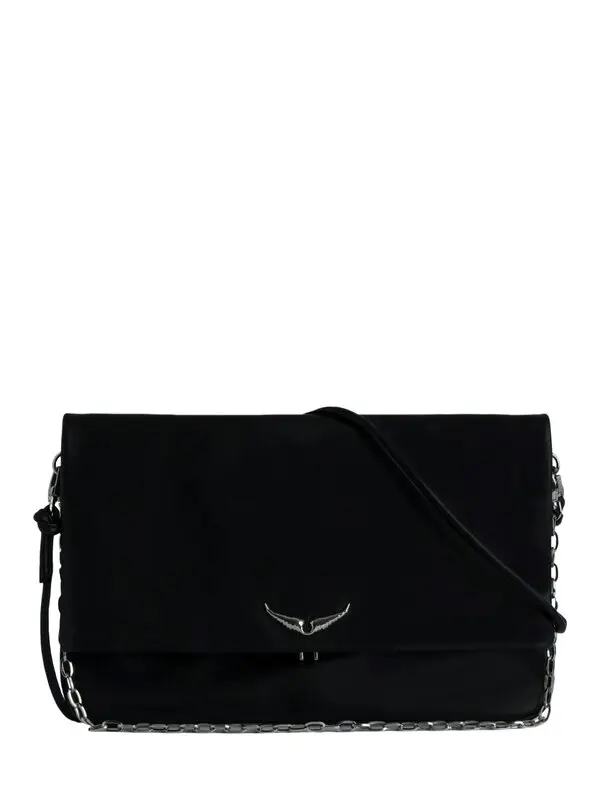 Zadig&Voltaire Rock Eternal Xl Logo Shoulder Bag - Black