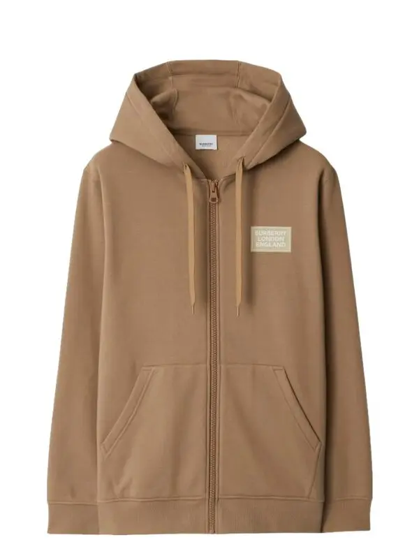 Burberry Long-sleeved Hooded Sweater - Brown