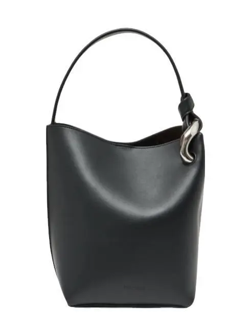 J.W.ANDERSON Logo Embossed Bucket Bag - Black