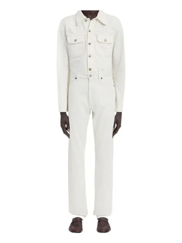 MAISON MARGIELA Cotton Straight-leg Jeans - White