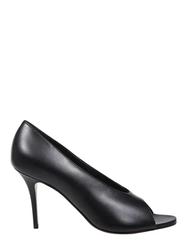 Amina Muaddi Open-toe Stiletto High-heeled Sandals - Black