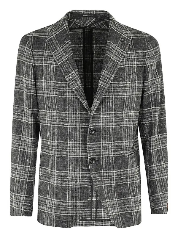 Tagliatore Long-sleeved Suit Coat - Black