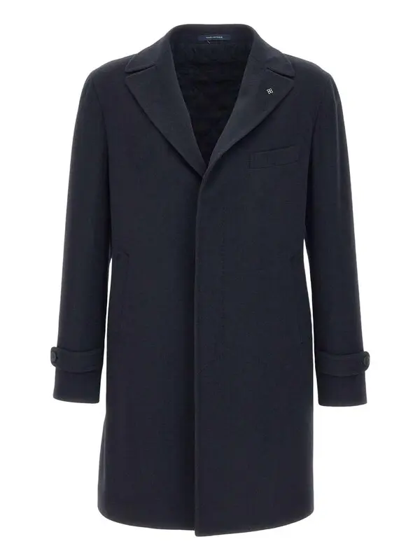 Tagliatore Single-breasted Coat - Blue