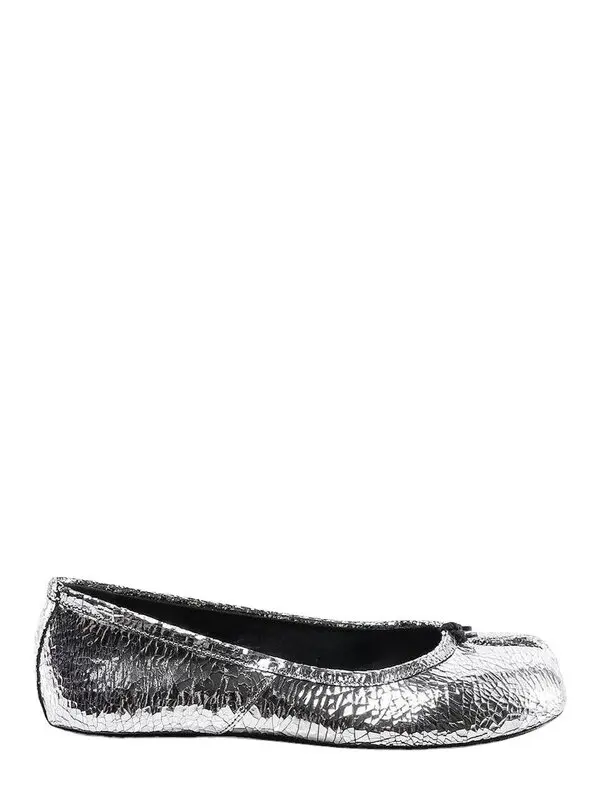 MAISON MARGIELA Tabi Split-toe Ballet Flats - Silver