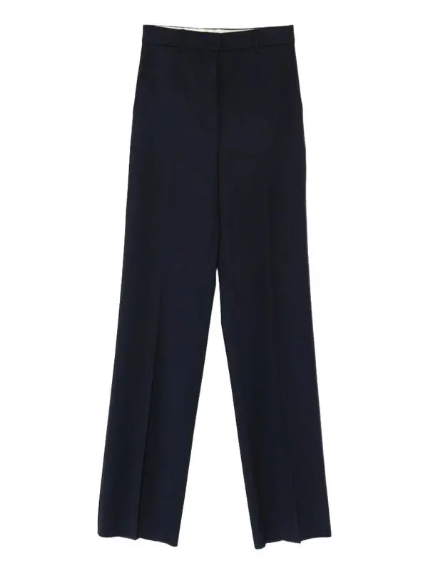 Max Mara Tailored Belted Trousers - Blue