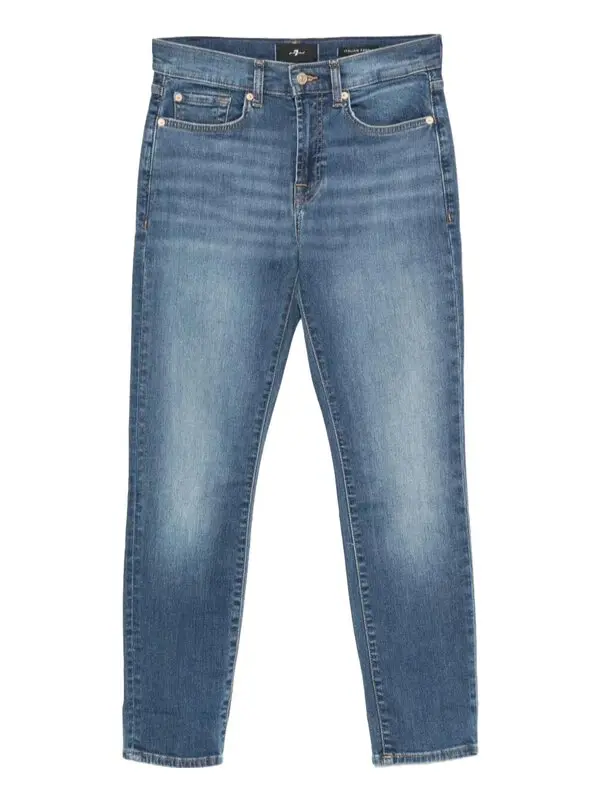 7 For All Mankind Straight-leg Jeans - Blue