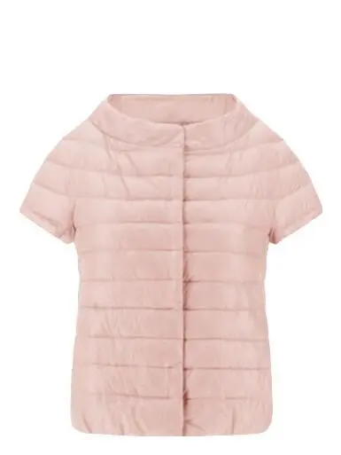 Herno Short Sleeve Quilted Jacket - Pink