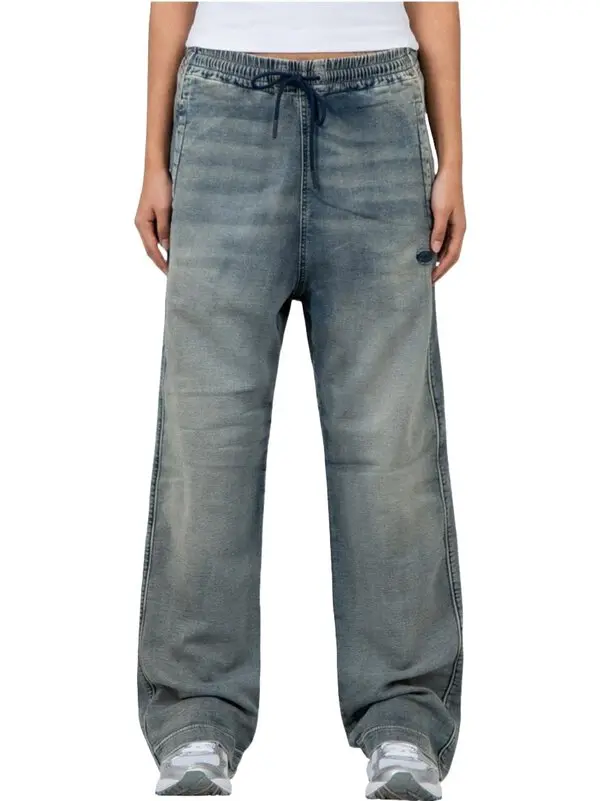 DIESEL® D-martians Track Straight-leg Jeans - Gray
