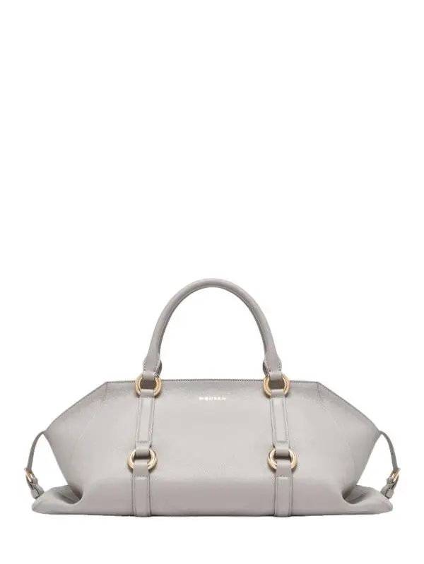 Alexander McQueen Farringdon Medium Tote Bag - White