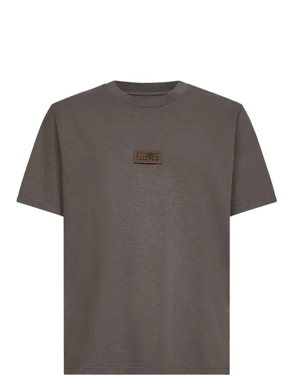 MAISON MARGIELA Logo Patch Crewneck T-shirt - Black