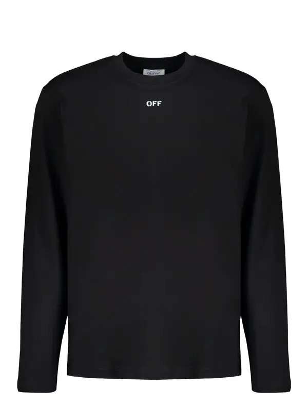 Off-White Arrow Print Long-sleeve T-shirt - Black