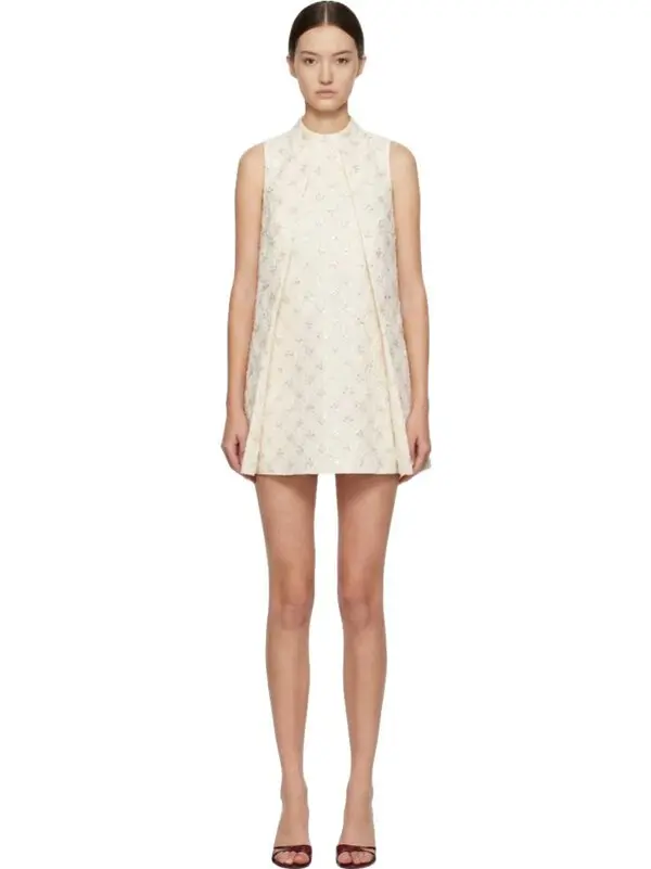 Marissa Chiara Sleeveless Mini Dress - White