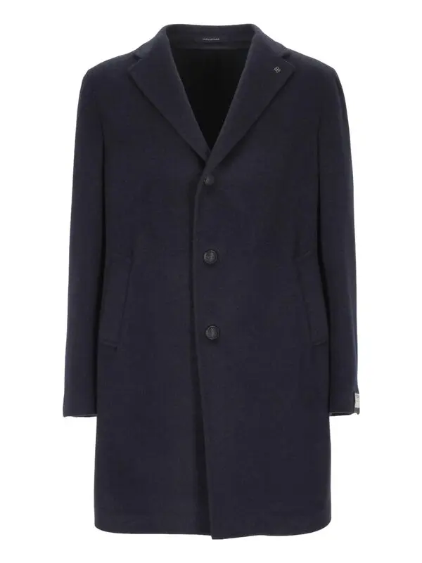 Tagliatore Long-sleeved Coat - Black