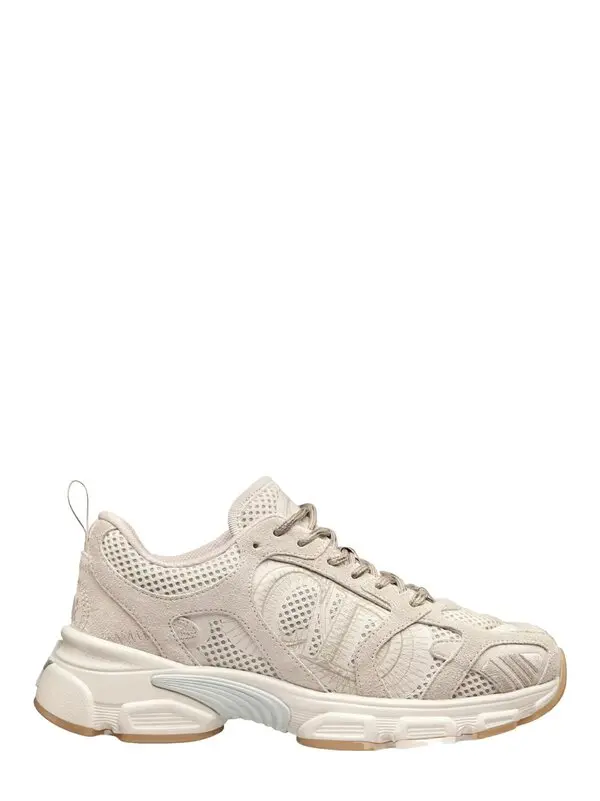 Dior Christian Chrono Lace-up Sneakers - Beige