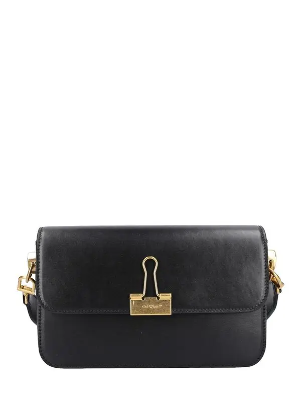 Off-White Logo Strap Satchel - Black