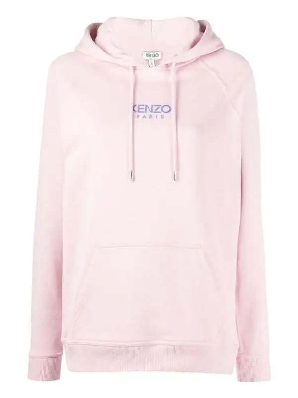 Kenzo Logo Hoodie - Pink