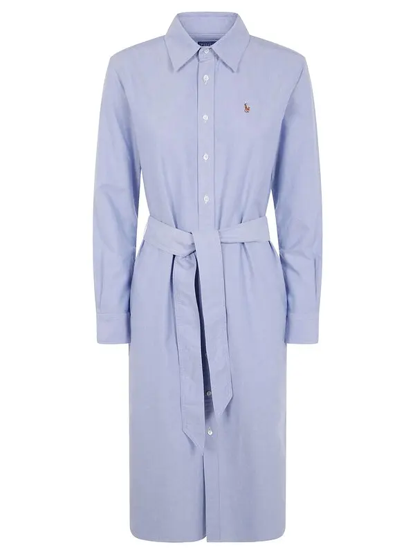 Ralph Lauren Polo Belted Oxford Shirtdress - No