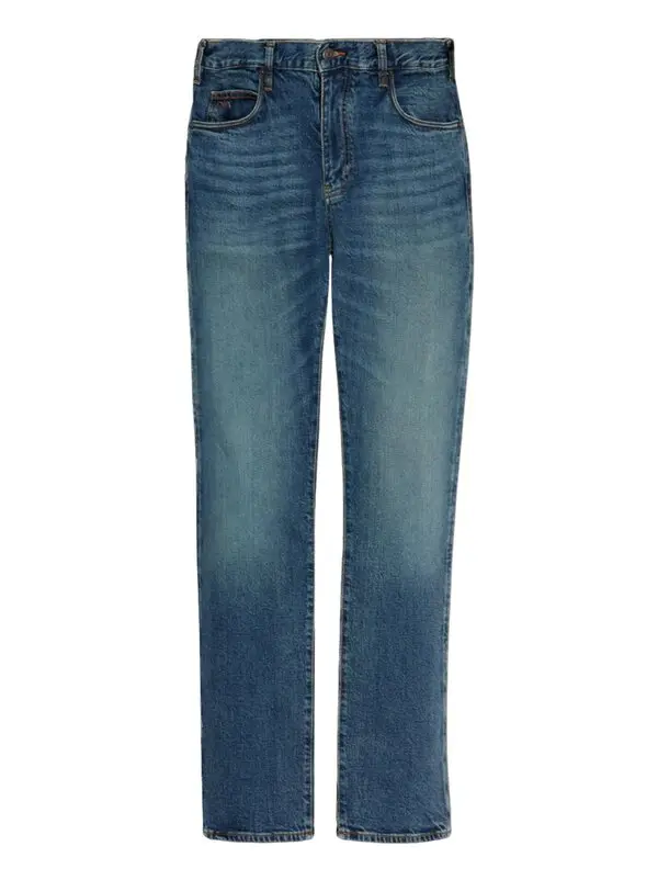 Emporio Armani Tapered Leg Jeans - Blue