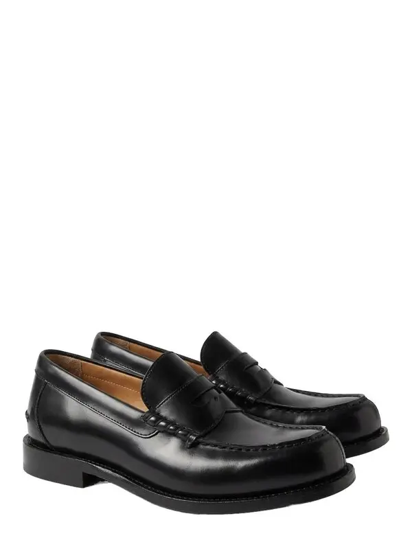 Gucci Removable Detail Loafers - Black