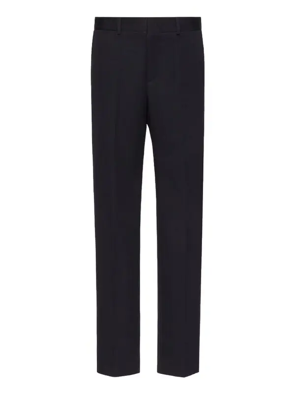Valentino Garavani Straight-leg Tailored Trousers - Dark Blue