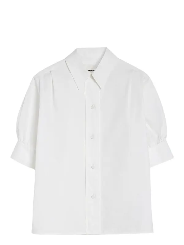 JIL SANDER Half Sleeve Shirt - White