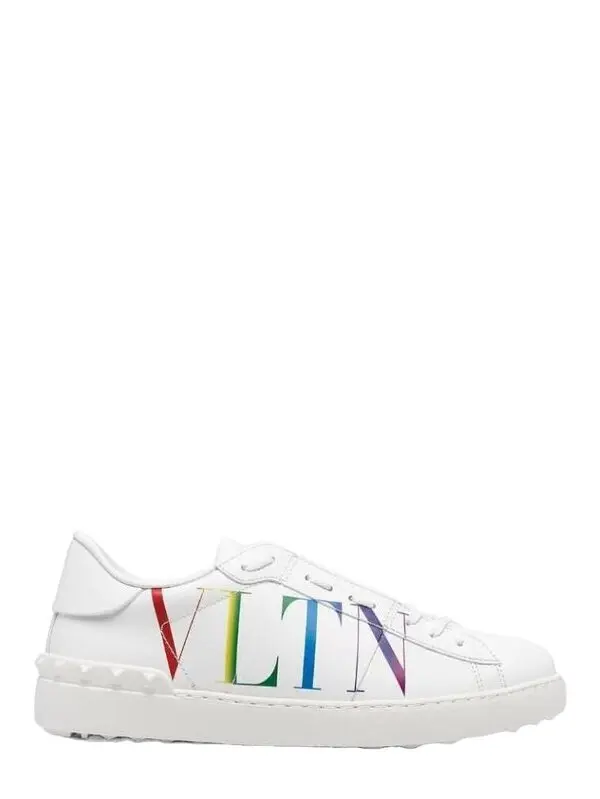 Valentino Garavani Logo Print Sneakers - White