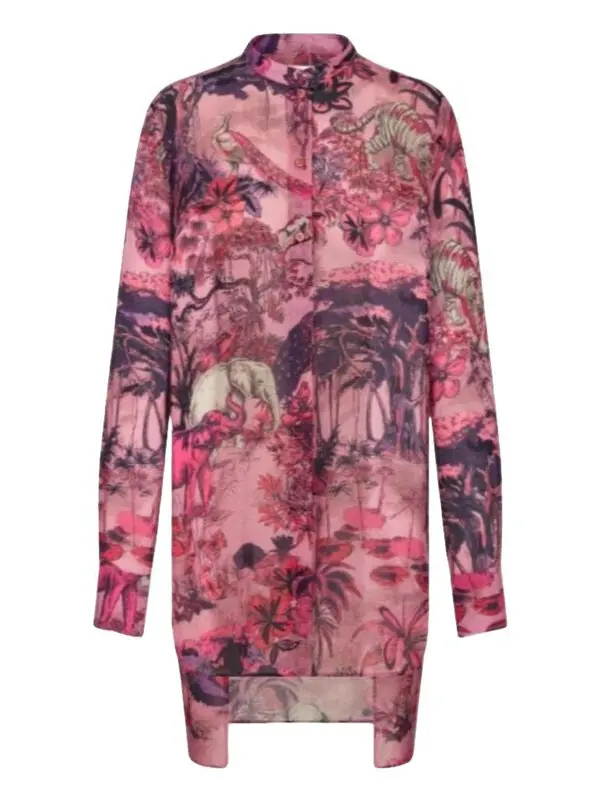 Dior Embroidered Blouse - Pink