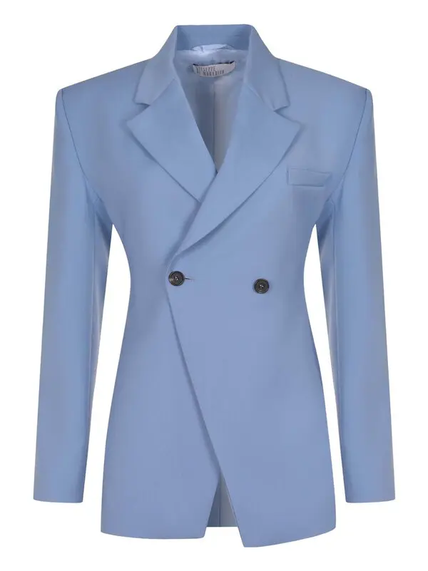 Giuseppe Di Morabito Double-breasted Jacket With Notched Lapel - Blue