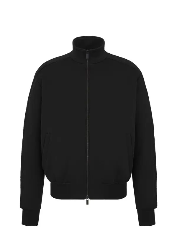 Dior Oblique Zip-up Track Jacket - Black