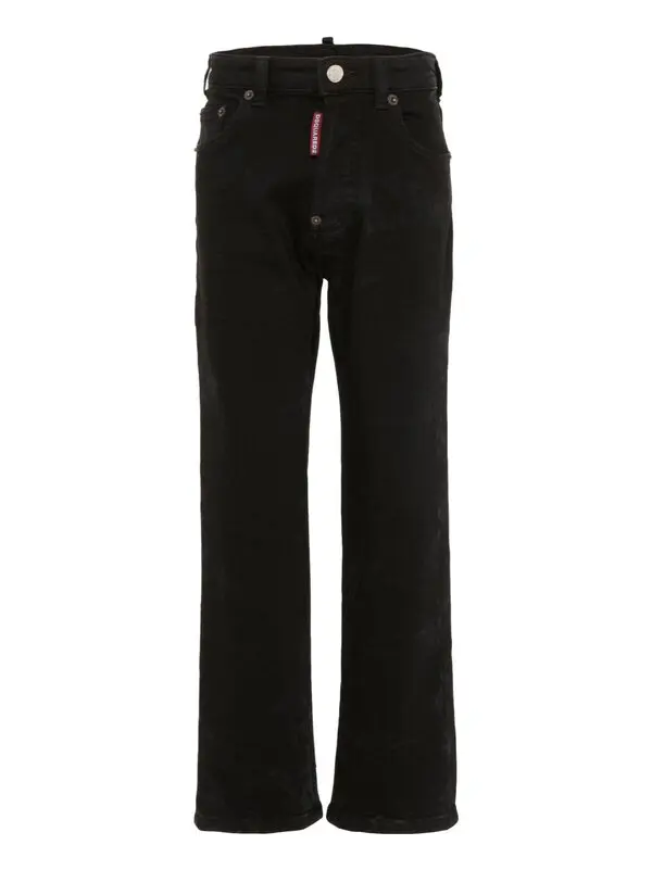Dsquared2 Initial Logo Detail Trousers - Black