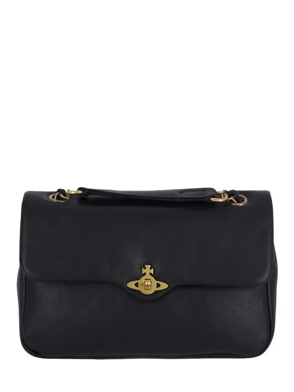 VIVIENNE WESTWOOD Anita Medium Shoulder Bag - Black