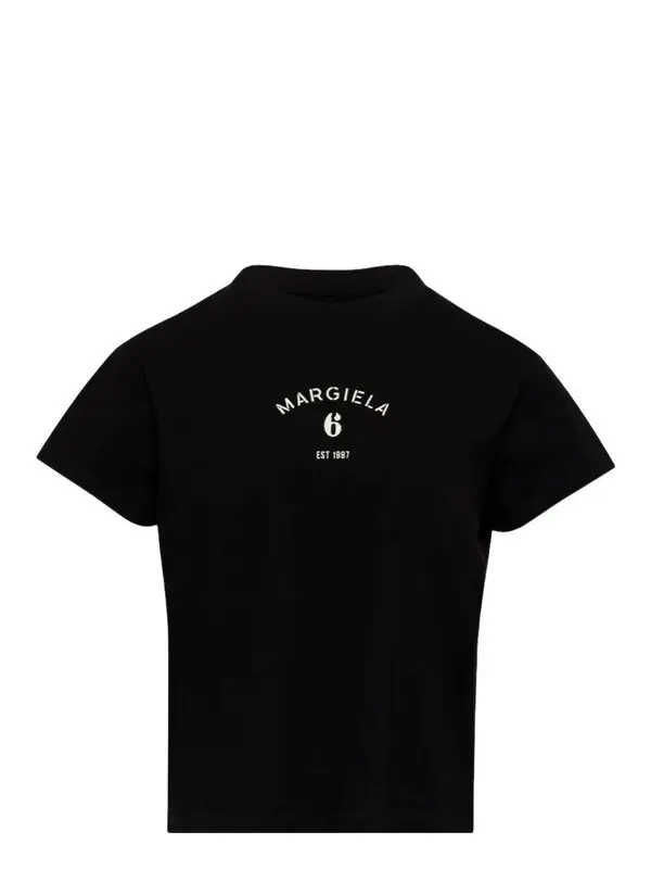 MAISON MARGIELA Logo Print T-shirt - Black