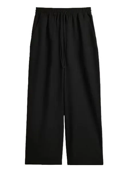 Y3 3-stripes Drawstring Track Pants - Black