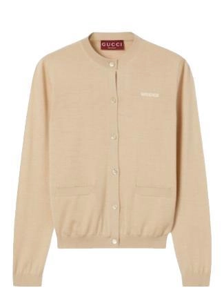 Gucci Logo Embroidered Button-up Cardigan - No