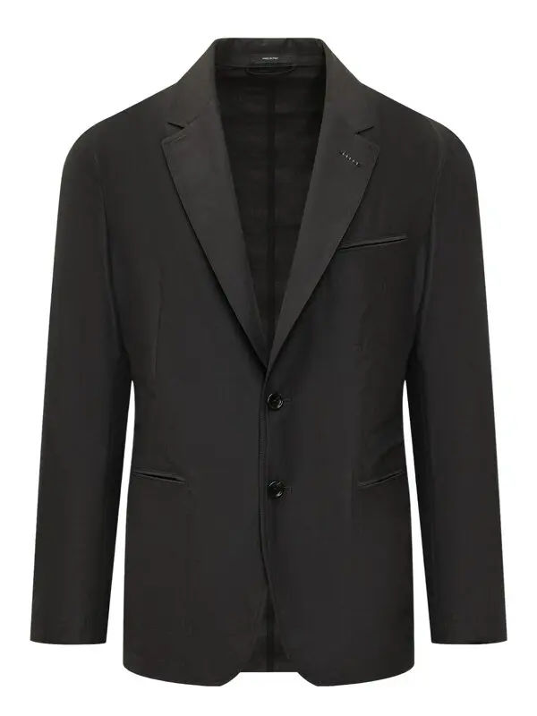 TOM FORD Single-breasted Buttoned Blazer - Black