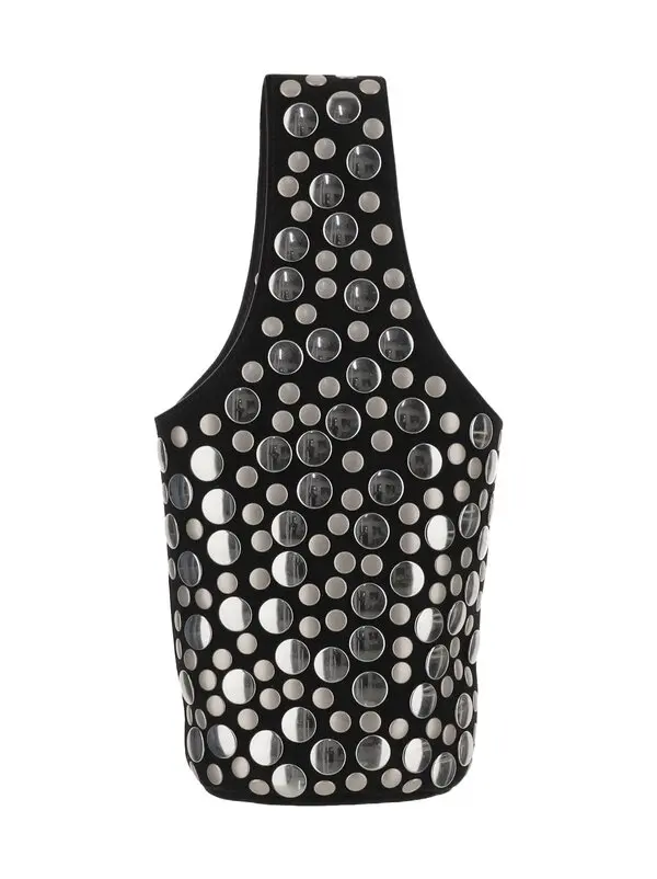 Khaite Livia Small Studded Tote Bag - Black