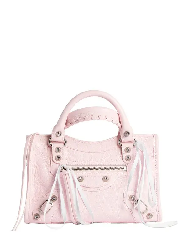 Balenciaga Le City Mini Crossbody Bag - Petals Powder/white