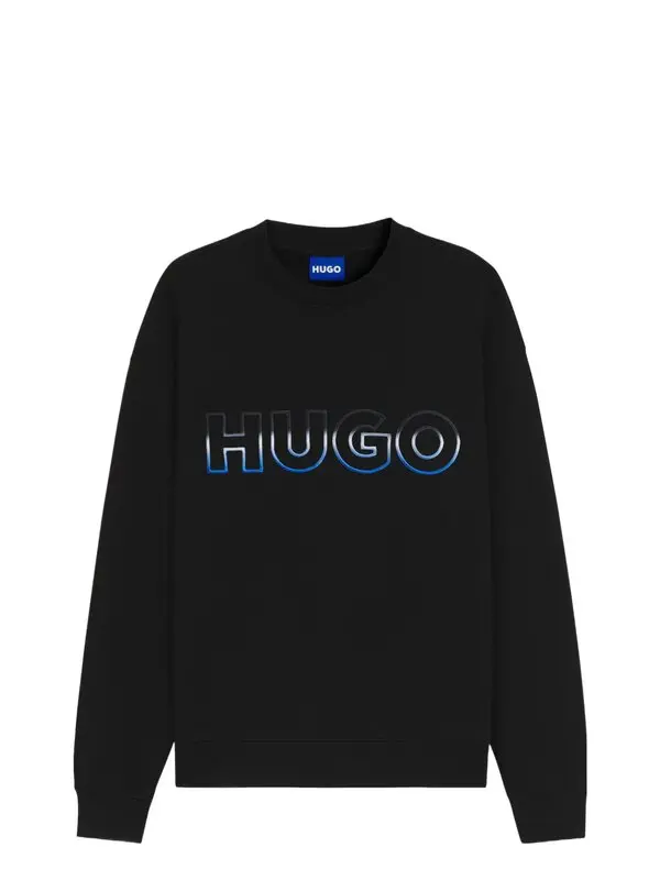 Hugo Boss Logo-embroidererd Sweatshirt - Black