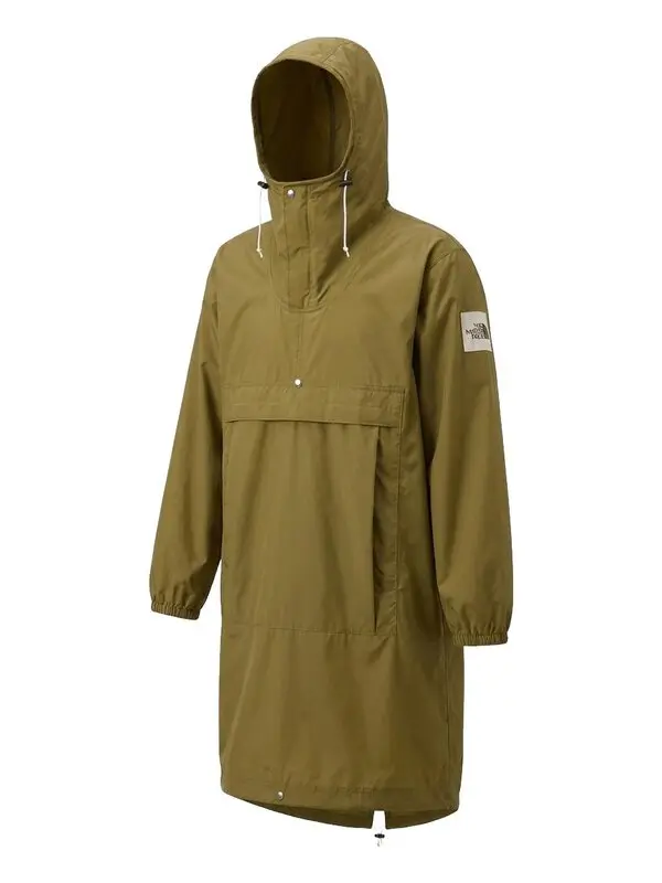 Gucci The North Face X Long Nylon Jacket - Green