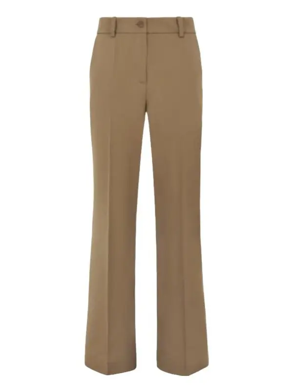 P.a.r.o.s.h Tailored Trousers With Button Closure - Brown
