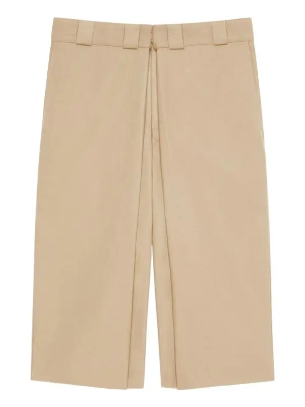 Givenchy Raw Hem Chino Bermuda Shorts - Beige